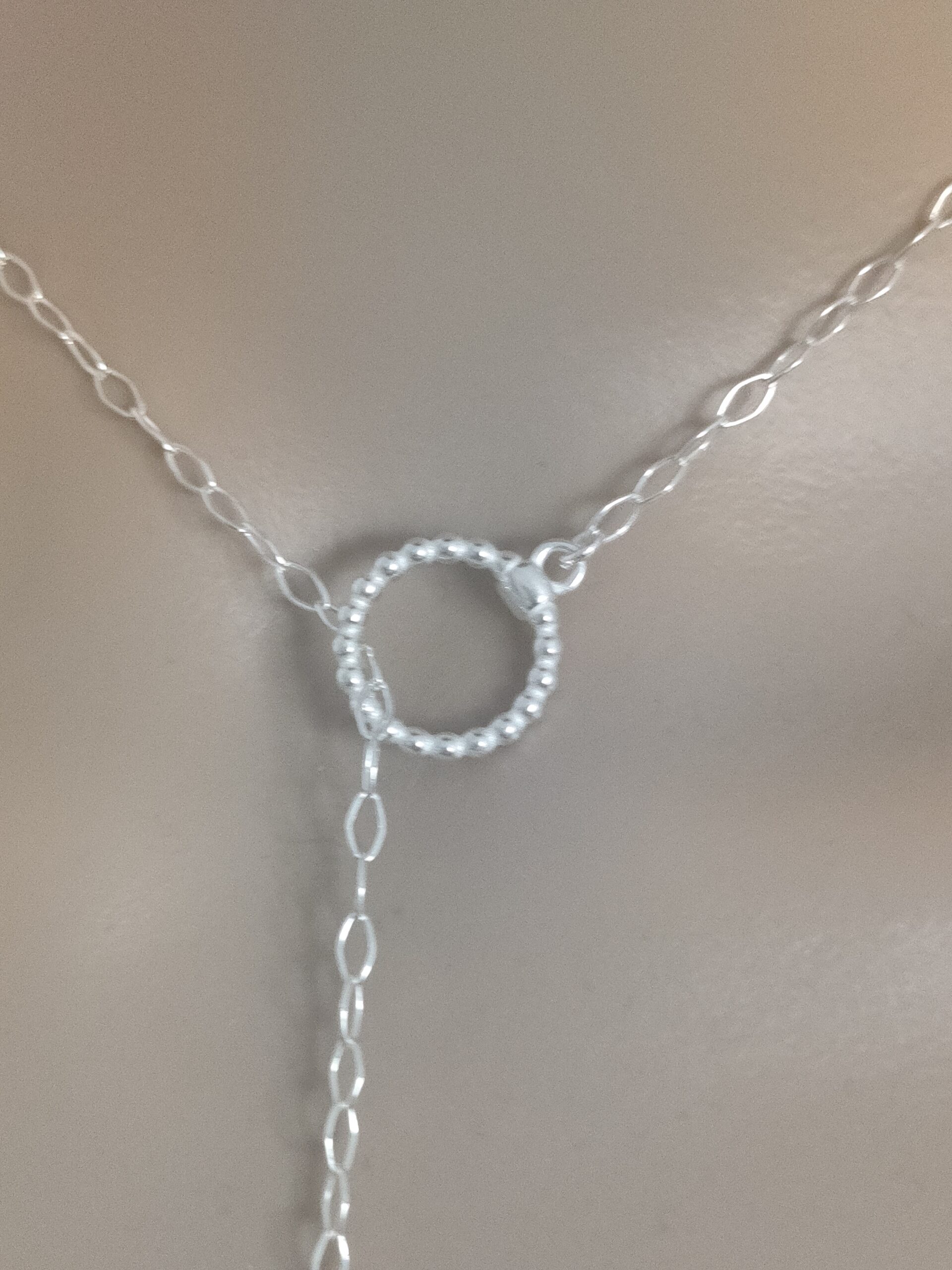 Collier femme en argent jaseron fermoir à levier à boules - Thanina ...